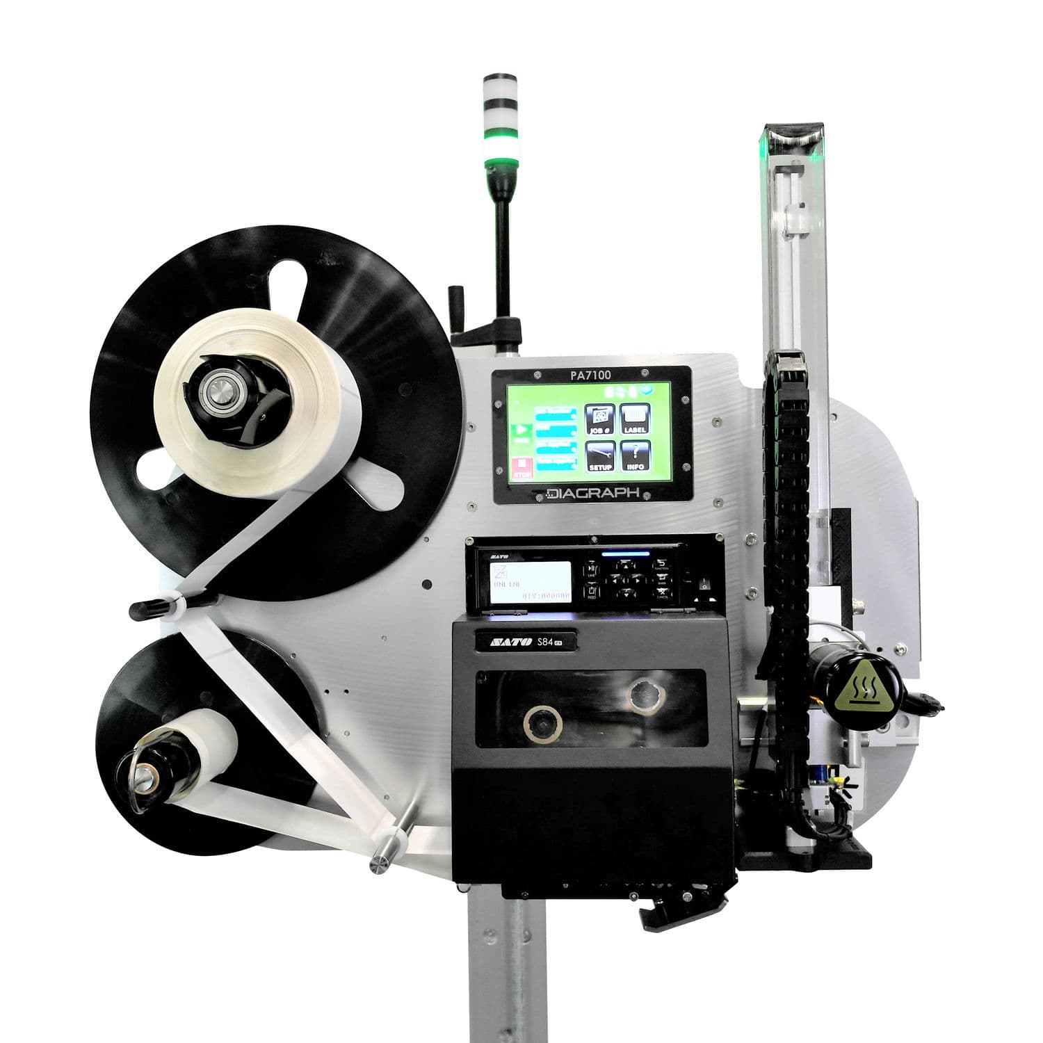 Self-adhesive label label printer-applicator - PA7100 - ITW Diagraph ...