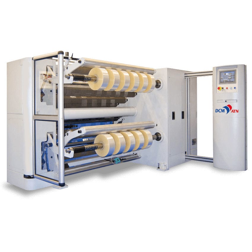 Label slitter-rewinder - PANTHERE - DCM ATN - for aluminum foil / for plastic films / for paper