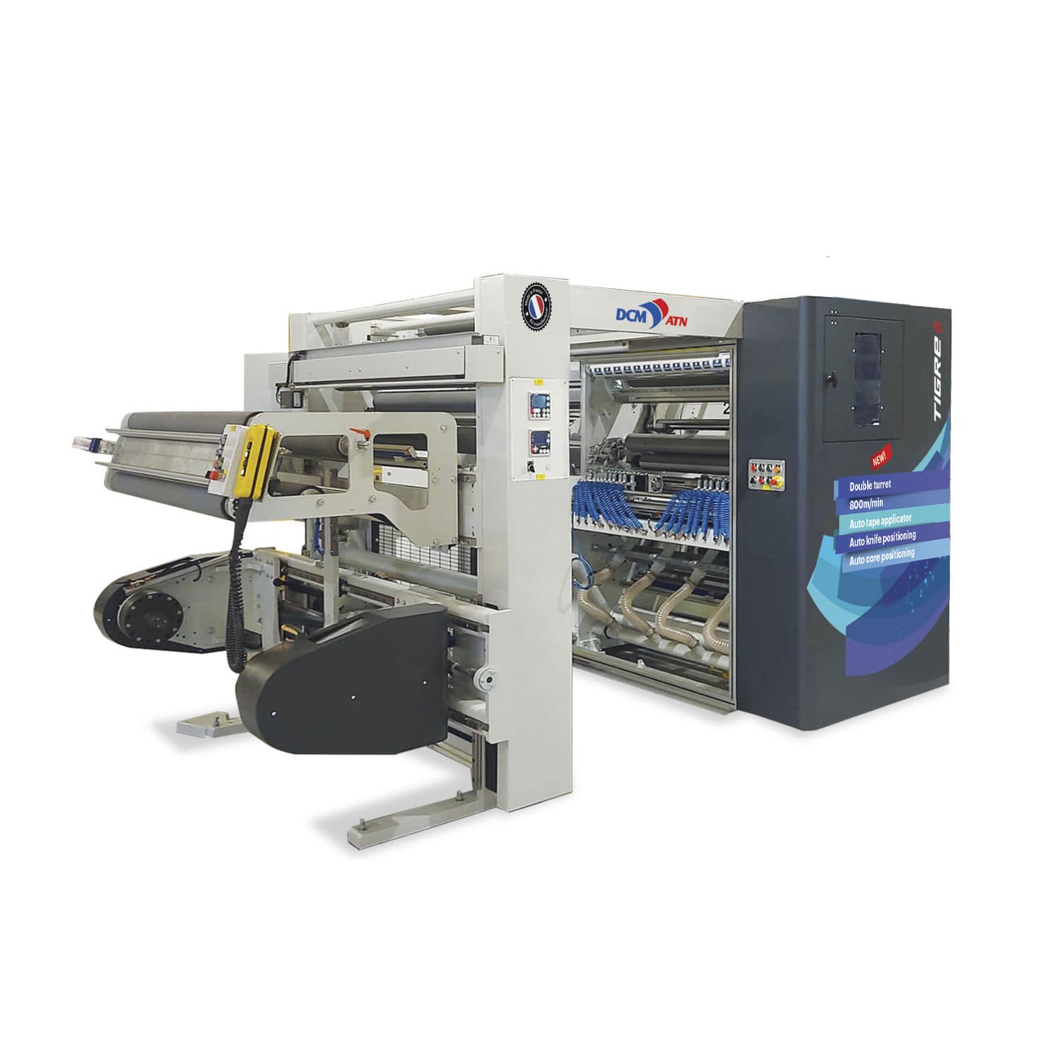 Automatic slitter-rewinder - TIGRE 6 - DCM ATN - high-productivity ...