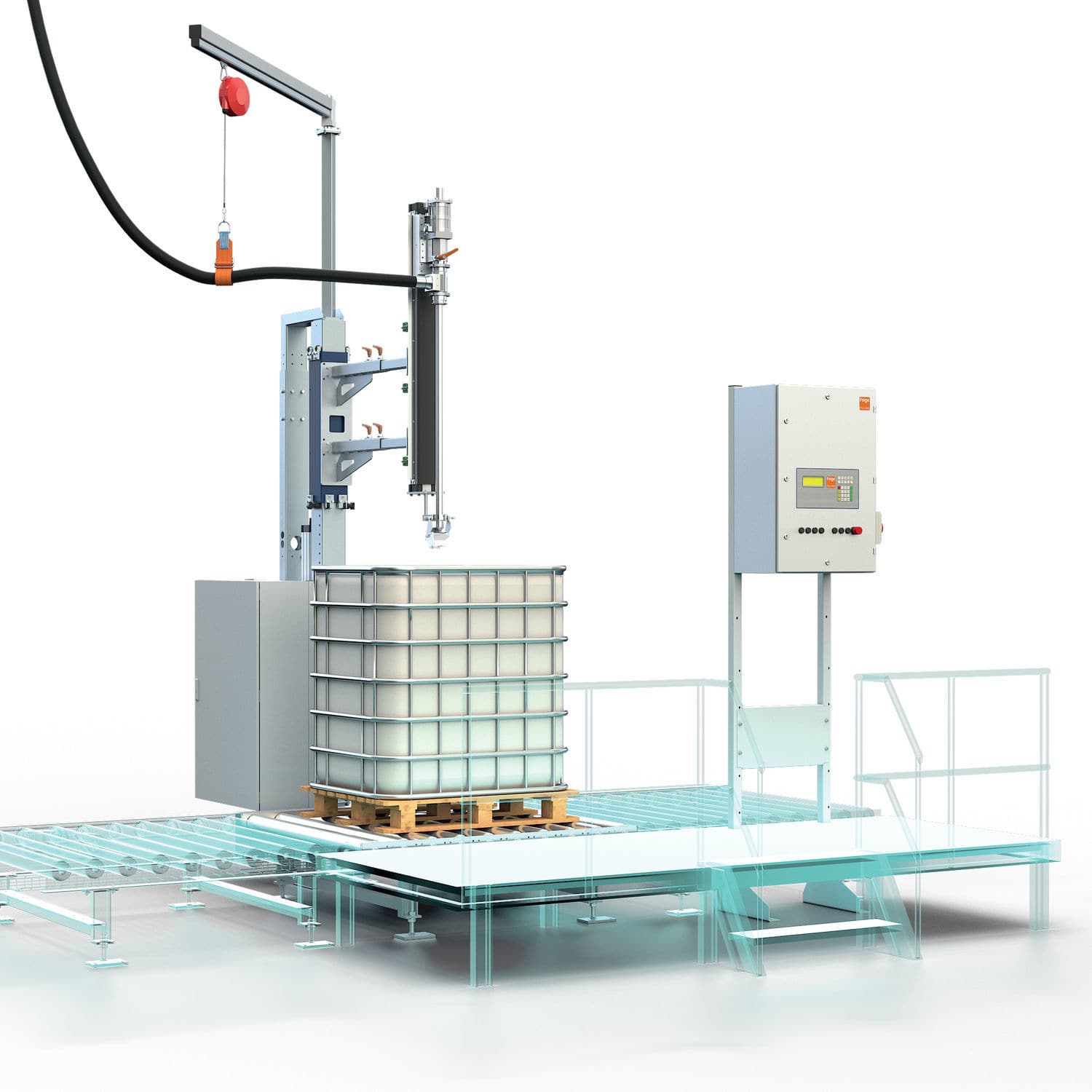 IBC filling station - ELEMENTRA® 28 - Feige Filling - semi-automatic ...