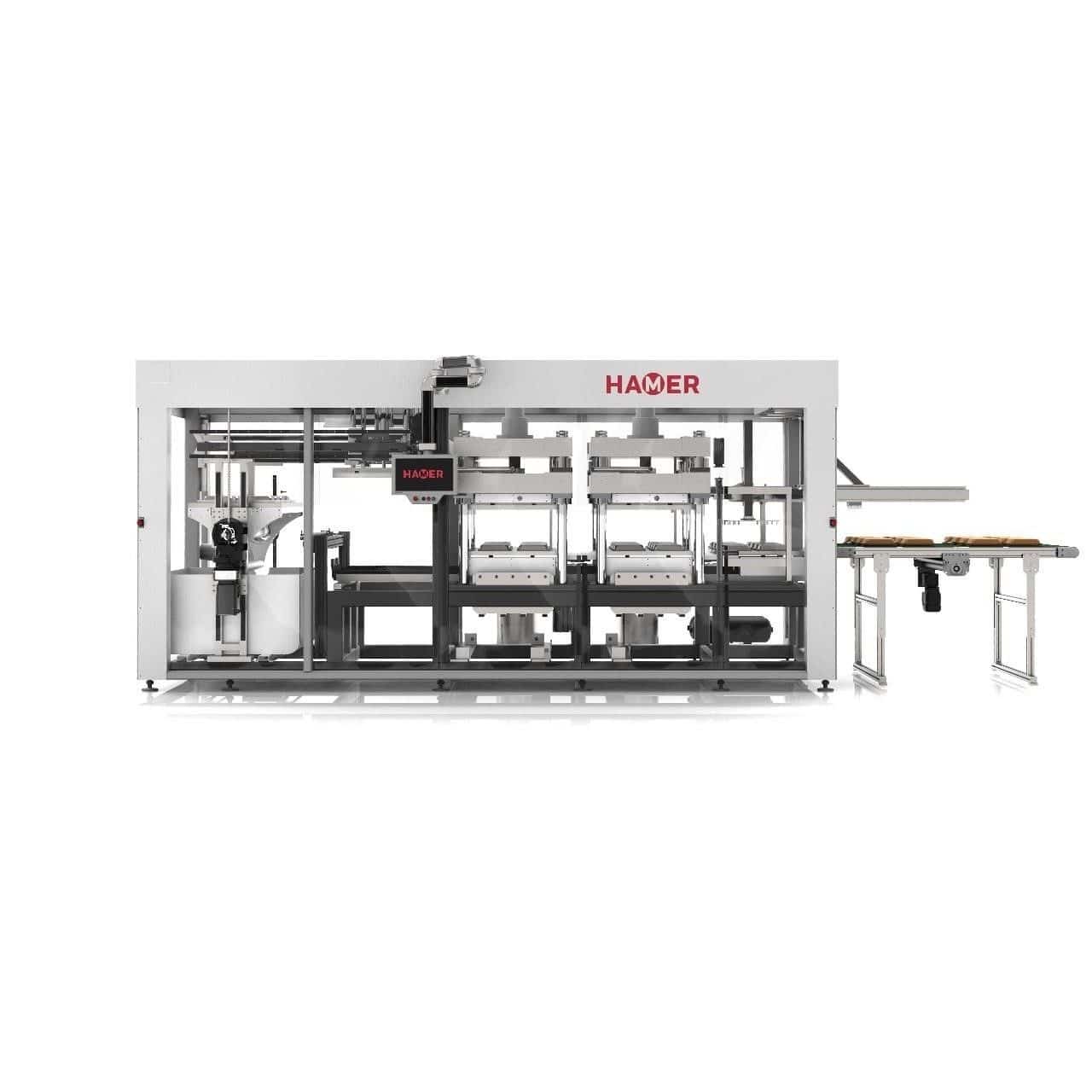 Pulp thermoforming machine - HP96 - Hamer Packaging Technology - for ...