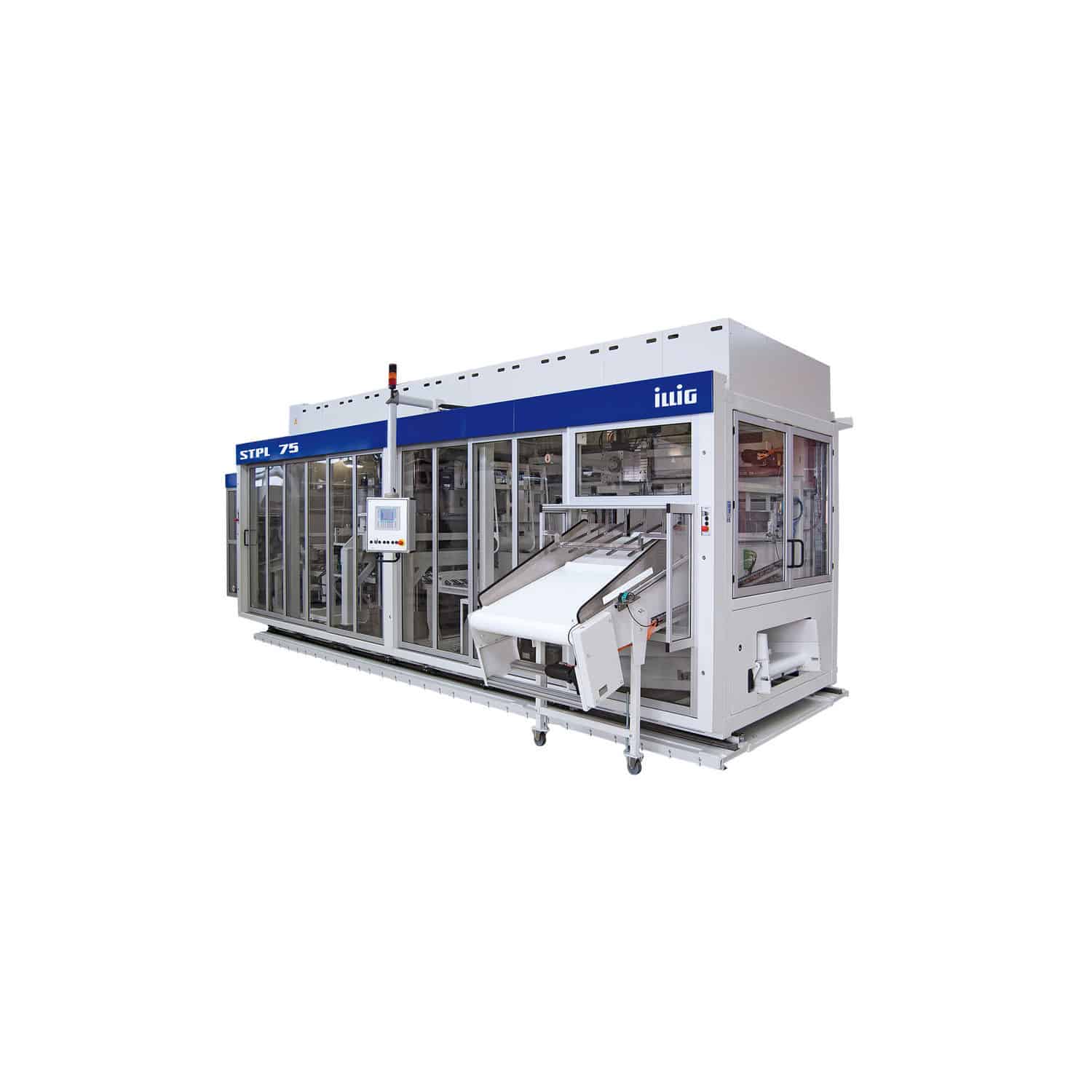 Roll-fed thermoforming, punching and stacking machine - STPL 75b ...