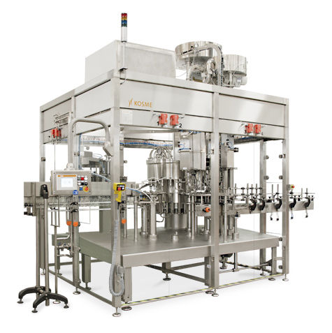 Automatic filling machine - PRIMAFILL - Kosme - bottle / for liquids ...