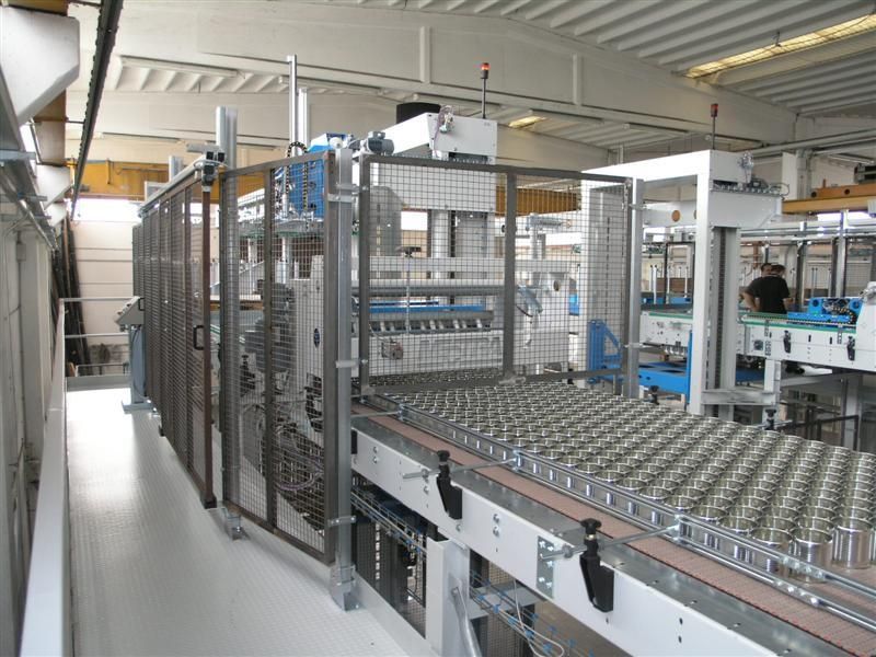 High level infeed palletizer - MT 566 - Mectra - box / automatic