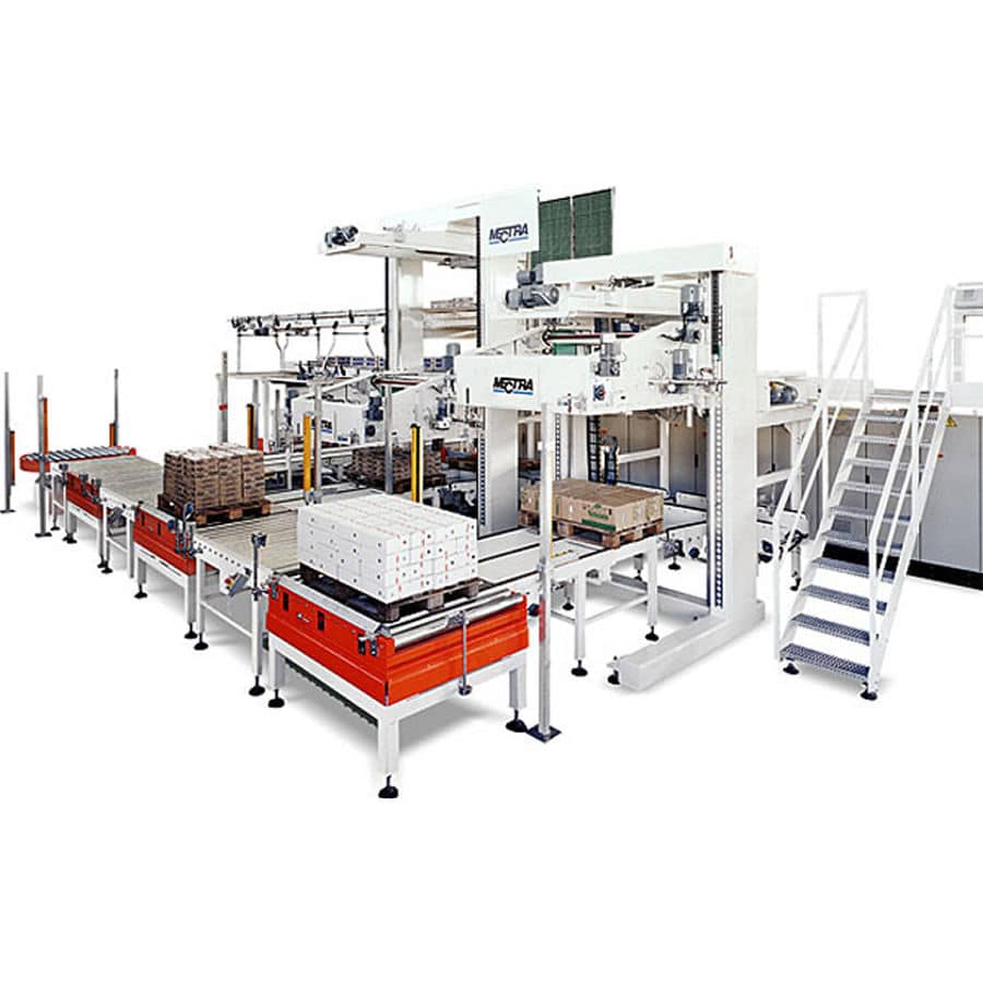 High level infeed palletizer - MT 572 - Mectra - for boxes / carton ...