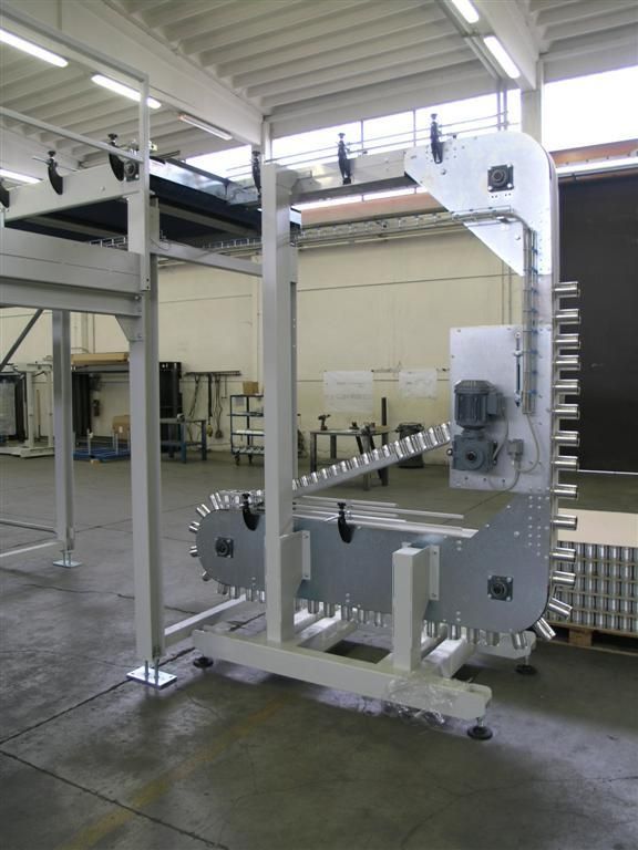 Magnetic belt conveyor - MT 320 Series - Mectra - vertical / transport ...