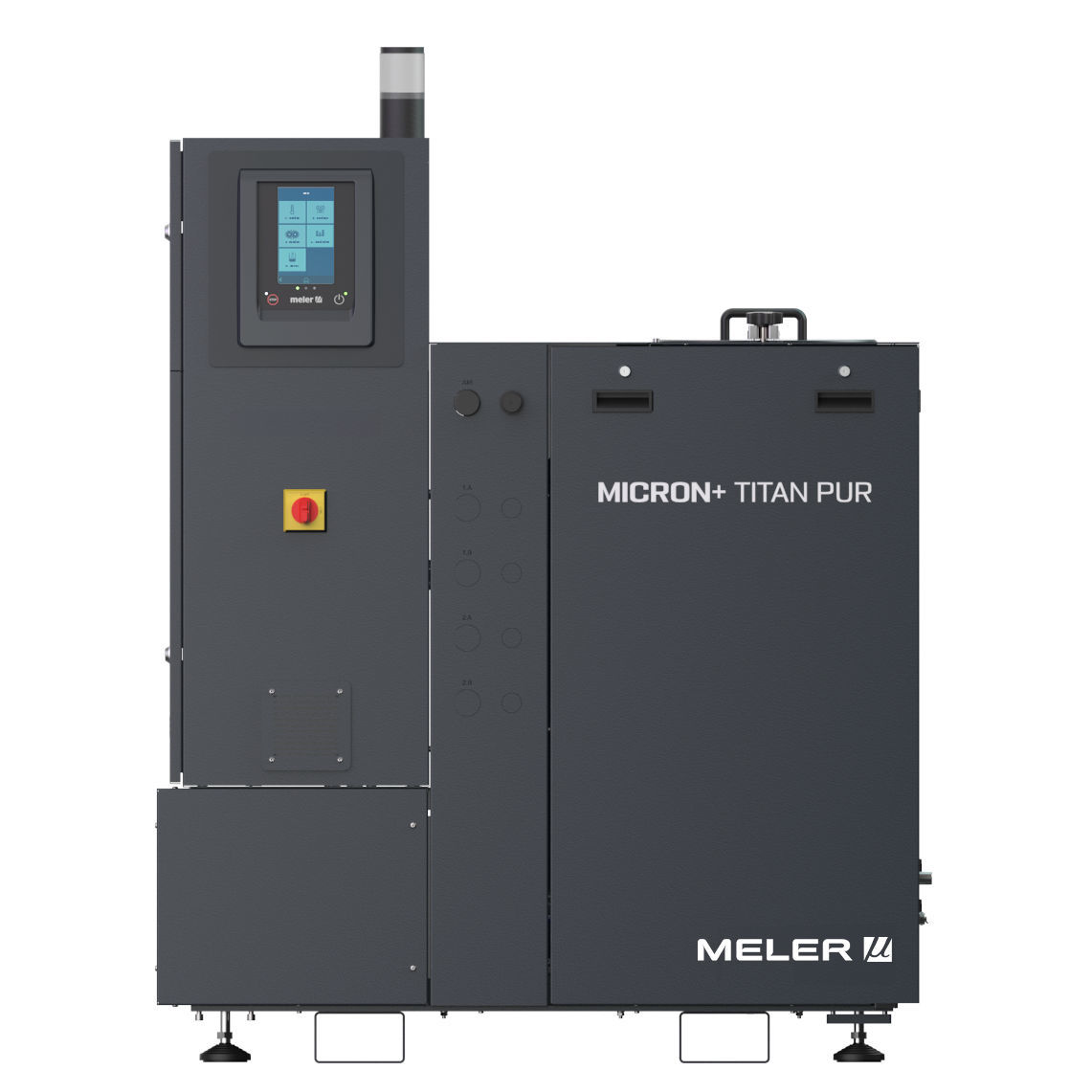 Hot melt glue melter - MICRON+ TITAN PUR - Focke Meler Gluing Solutions ...