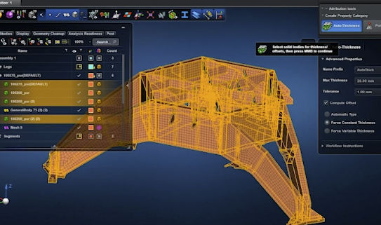 Modeling software - MSC APEX - MSC SOFTWARE - HEXAGON MANUFACTURING INTELLIGENCE - structural ...