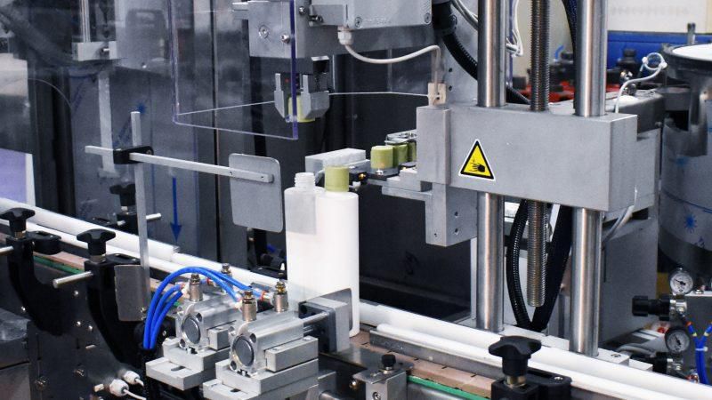 Cosmetic cream filler and capper - RTE2U - PMR System Group - pneumatic ...