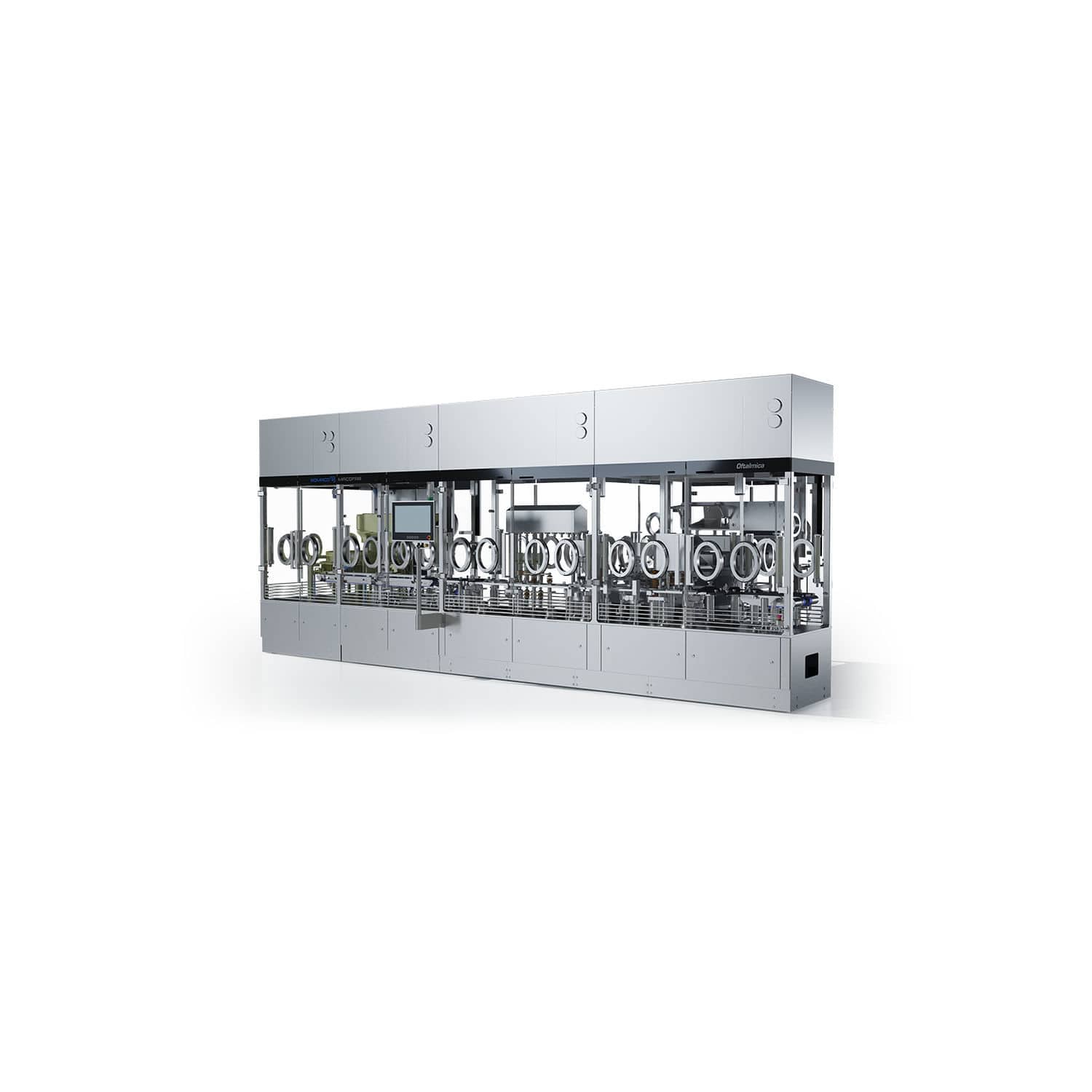 Automatic filling machine - Oftalmica - Romaco Group - bottle / liquids ...