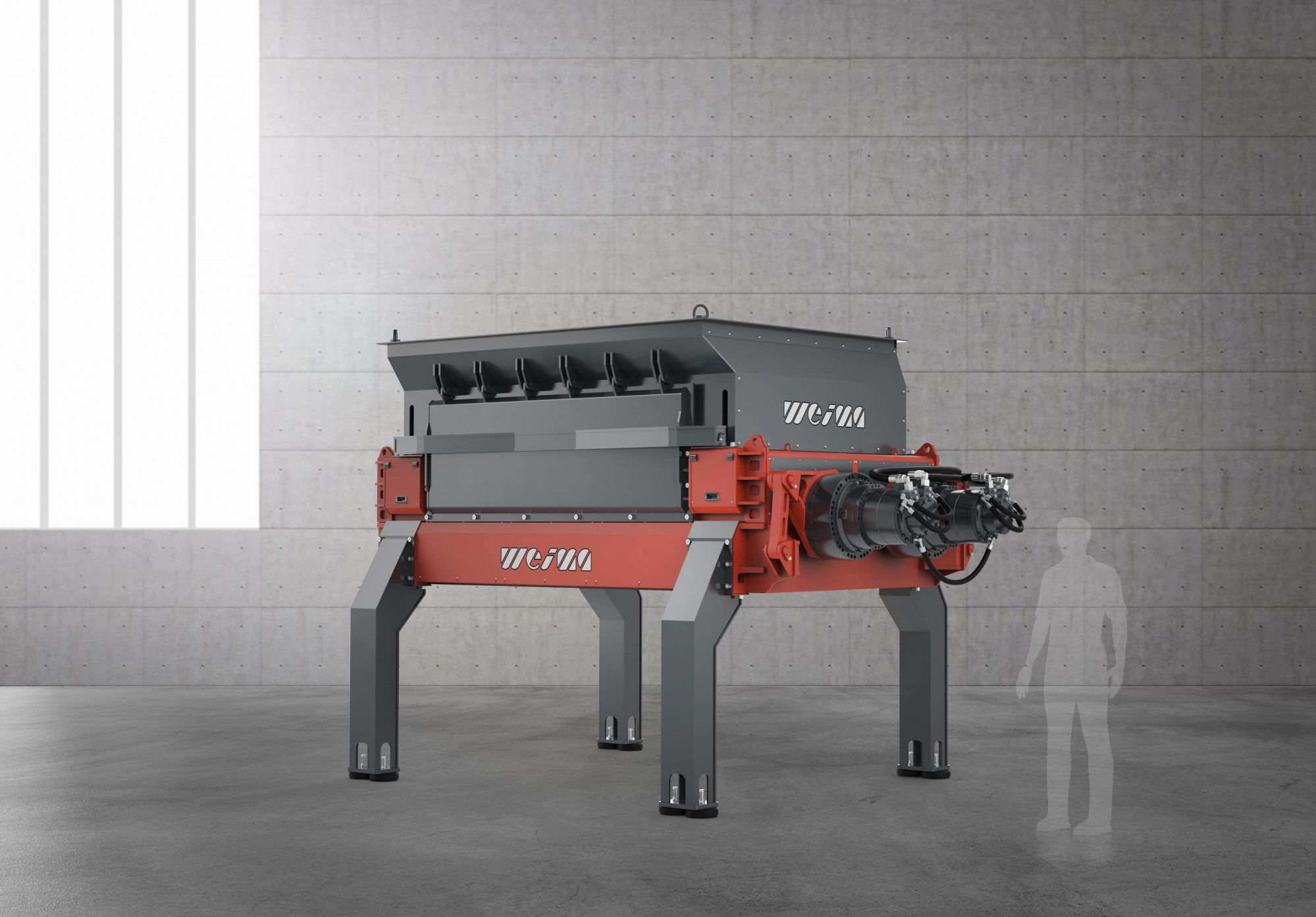 Primary shredder - M8.28 - WEIMA Maschinenbau GmbH - double shaft / for ...