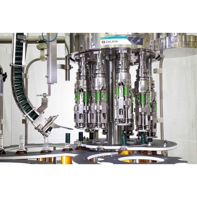 Roll-on sealing capping turret - Zalkin - automatic / for glass bottles