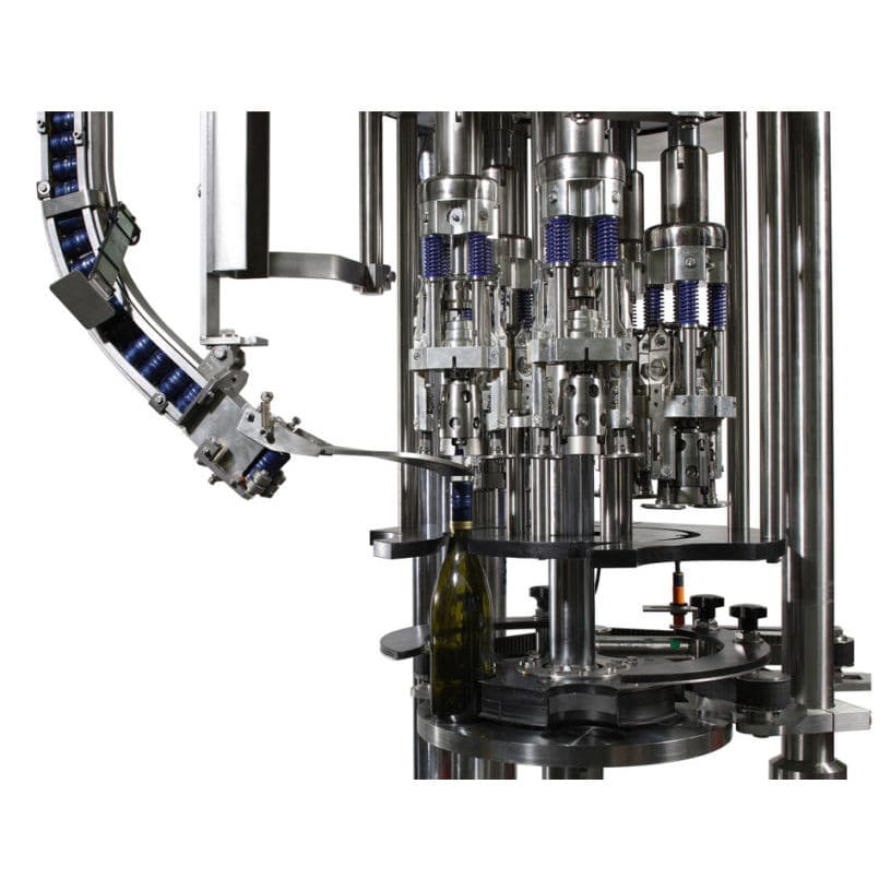 Rotary capping turret - Zalkin - roll-on sealing / screw-on / automatic