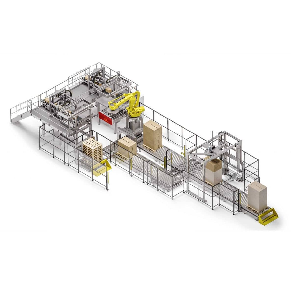Multi-line palletizer - FLEXROBOT - TMG Impianti S.p.a. - robotic ...