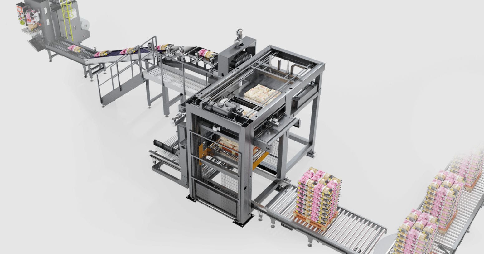 Layer palletizer - APM - TMG Impianti S.p.a. - for sacks / for ...