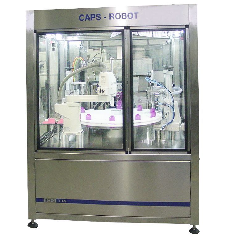 Automatic filling and capping machine - SEVEN FLUSS S.r.l. - flask ...