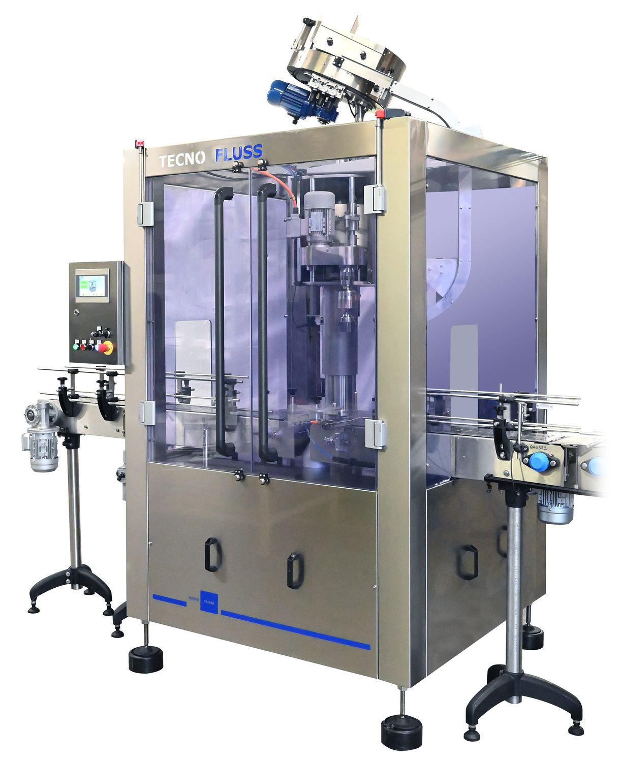 Rotary capping machine - MTR 4 – T4 – AV – Pilfer Proof - SEVEN FLUSS S ...