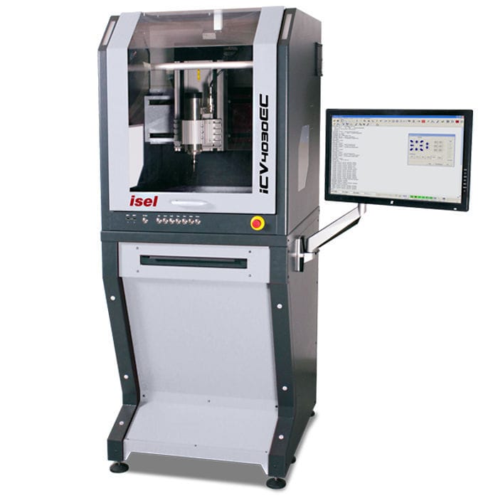 3 Axis Cnc Milling Machine Icv 4030ec Isel Germany Vertical Cutting Drilling