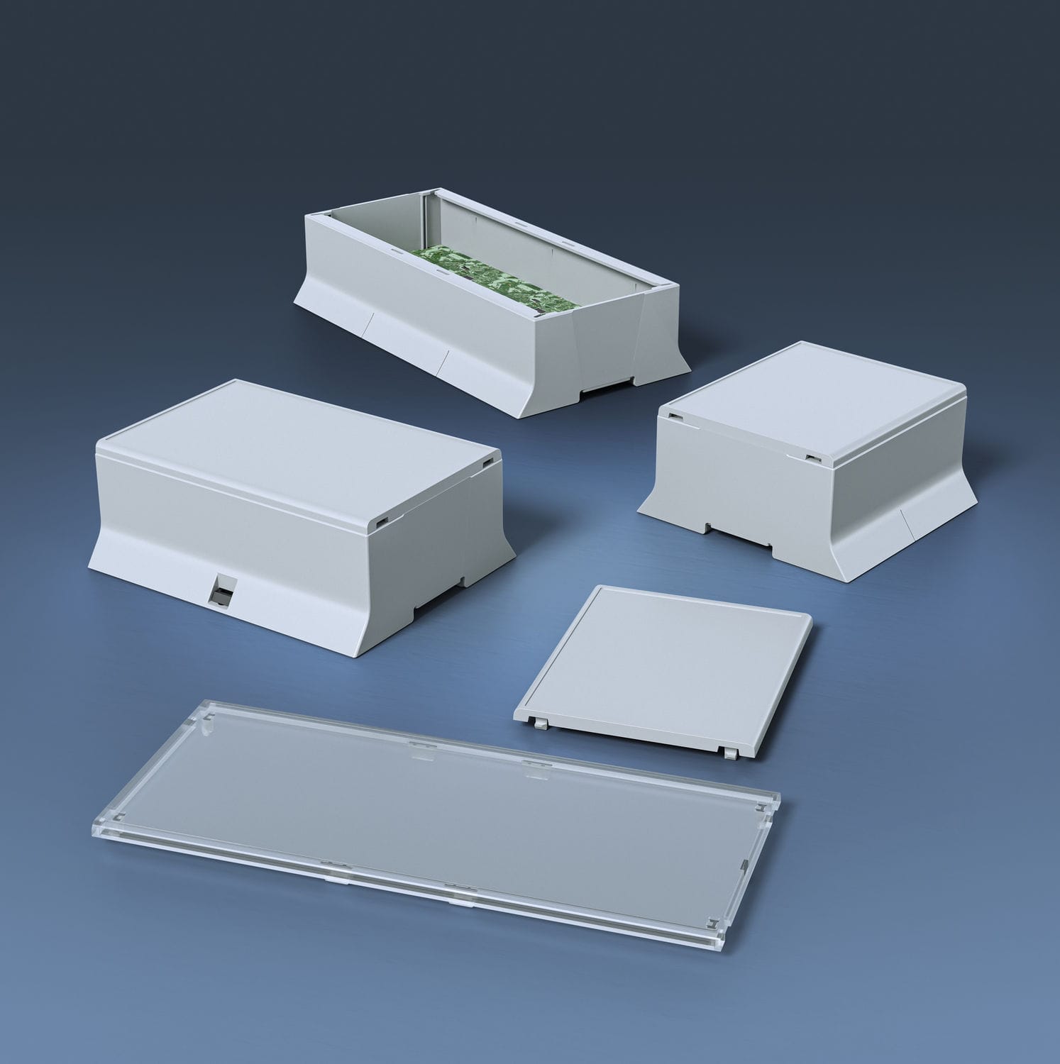 DIN rail enclosure - Modulbox XT PLC series - Italtronic - modular ...