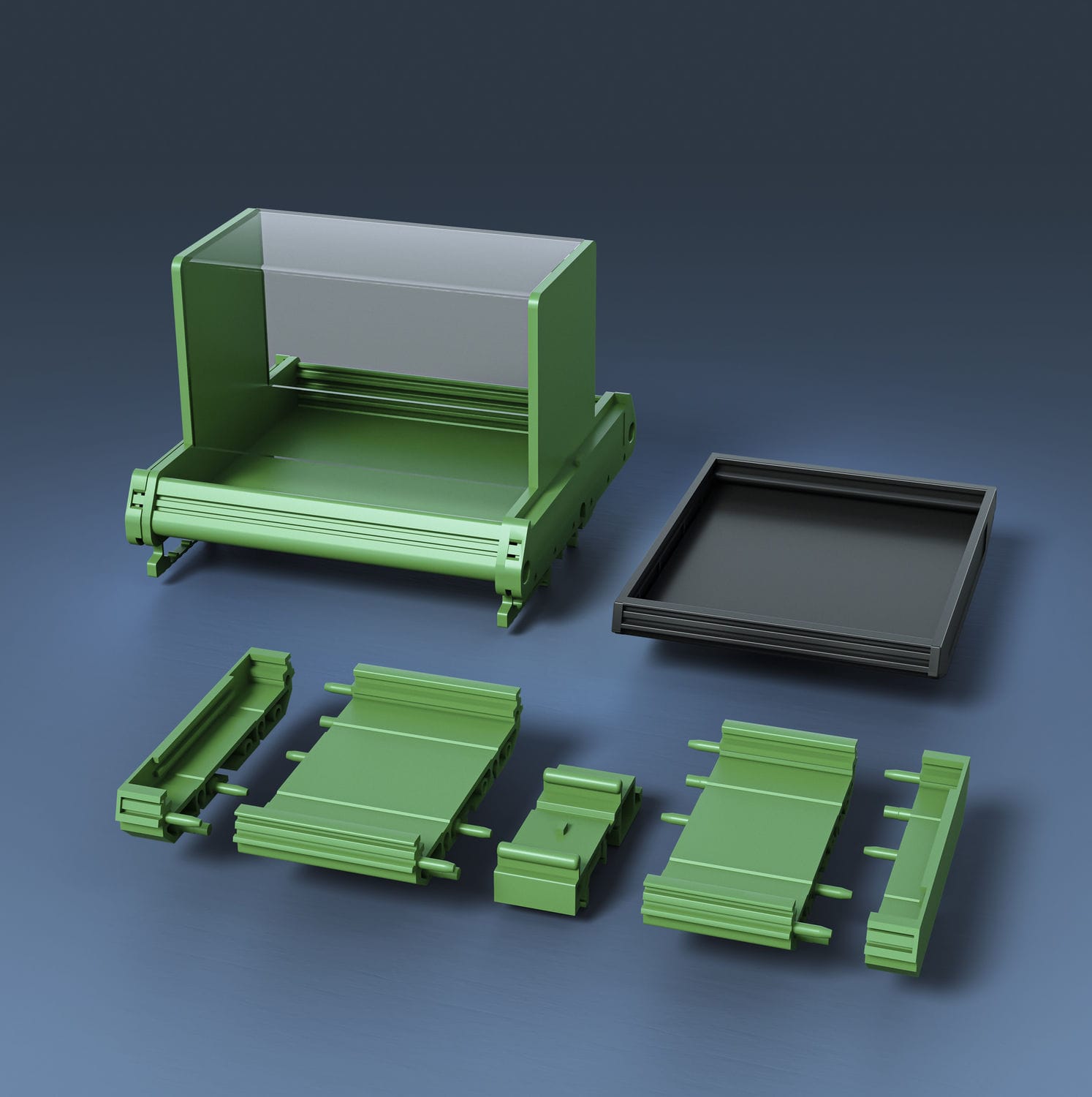 Modular support - Support One series - Italtronic - for PCB / DIN rail ...