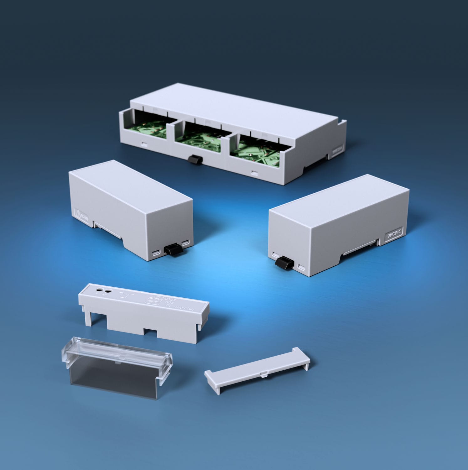 Compact enclosure - Modulbox XTS - Italtronic - for DIN rail / modular ...
