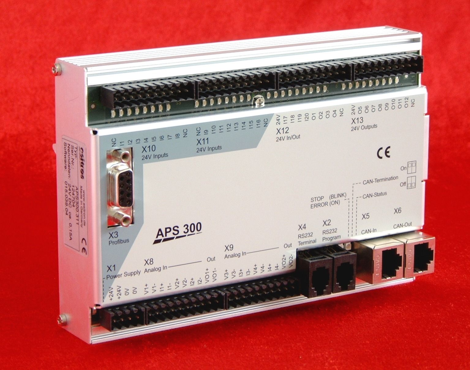 DIN rail PLC - APS 300 - esitron-electronic - compact / analog inputs ...