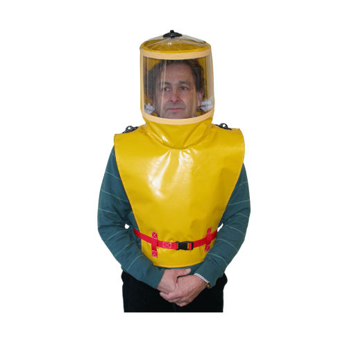 Chemical protection hood - Matcon B.V. - PVC / disposable / anti-static