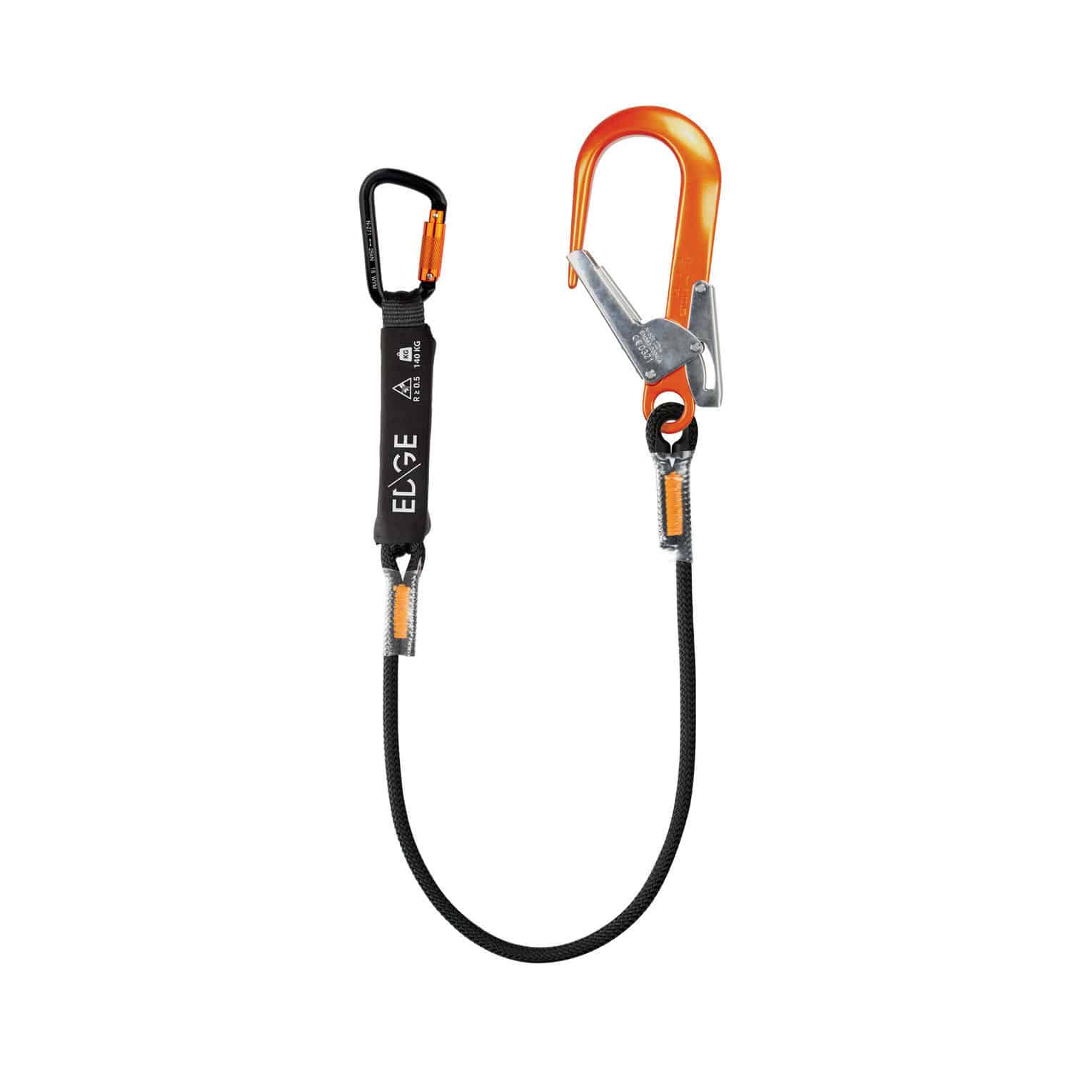 Rope fall arrest lanyard - ABS'O® EDGE - NEOFEU - shock absorbing