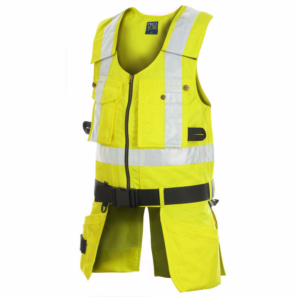 Work vest - 6704 series - PROJOB swedish workwear - high-visibility ...