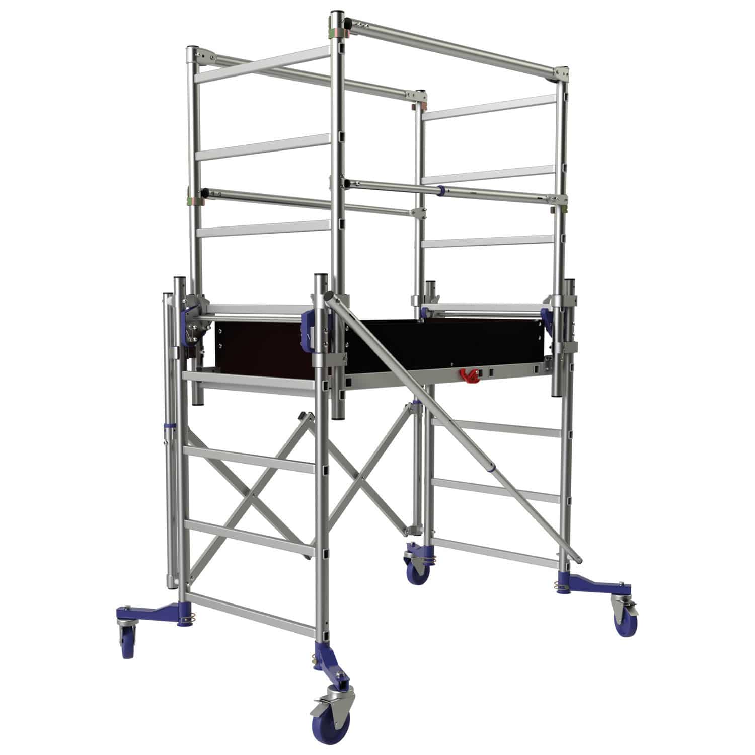 Mobile scaffolding tower - NANO - TUBESCA - facade / modular / aluminium