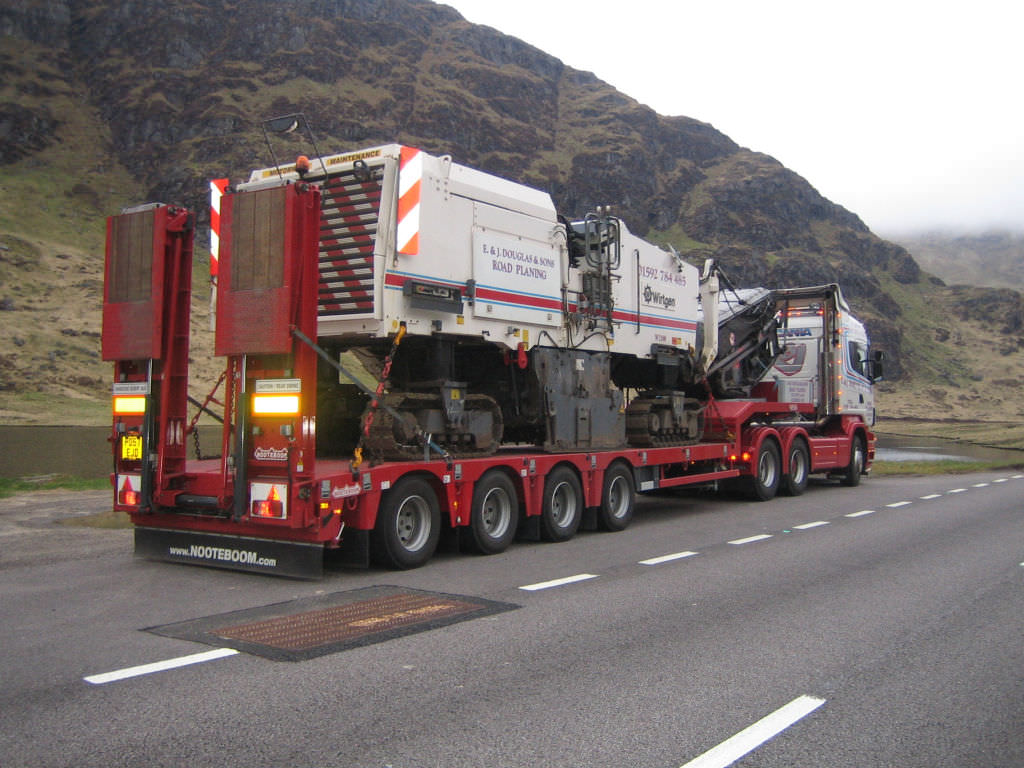 4-axle semi-trailer - OSD - NOOTEBOOM - flatbed / extendable / low-loader