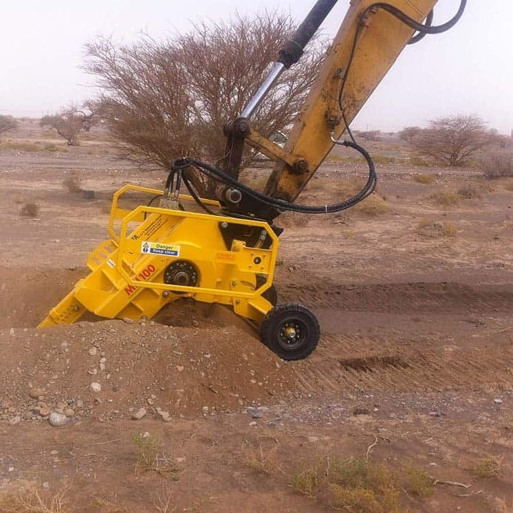 Chain trencher - MH100 - AFT TRENCHERS LIMITED - wheeled / for ...