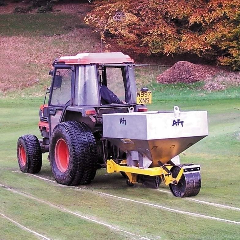 Tractor-mounted sand spreader - Sandbander - AFT TRENCHERS LIMITED ...