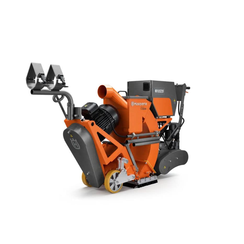 Manual shot blasting machine - 1-10DS - Husqvarna - for concrete