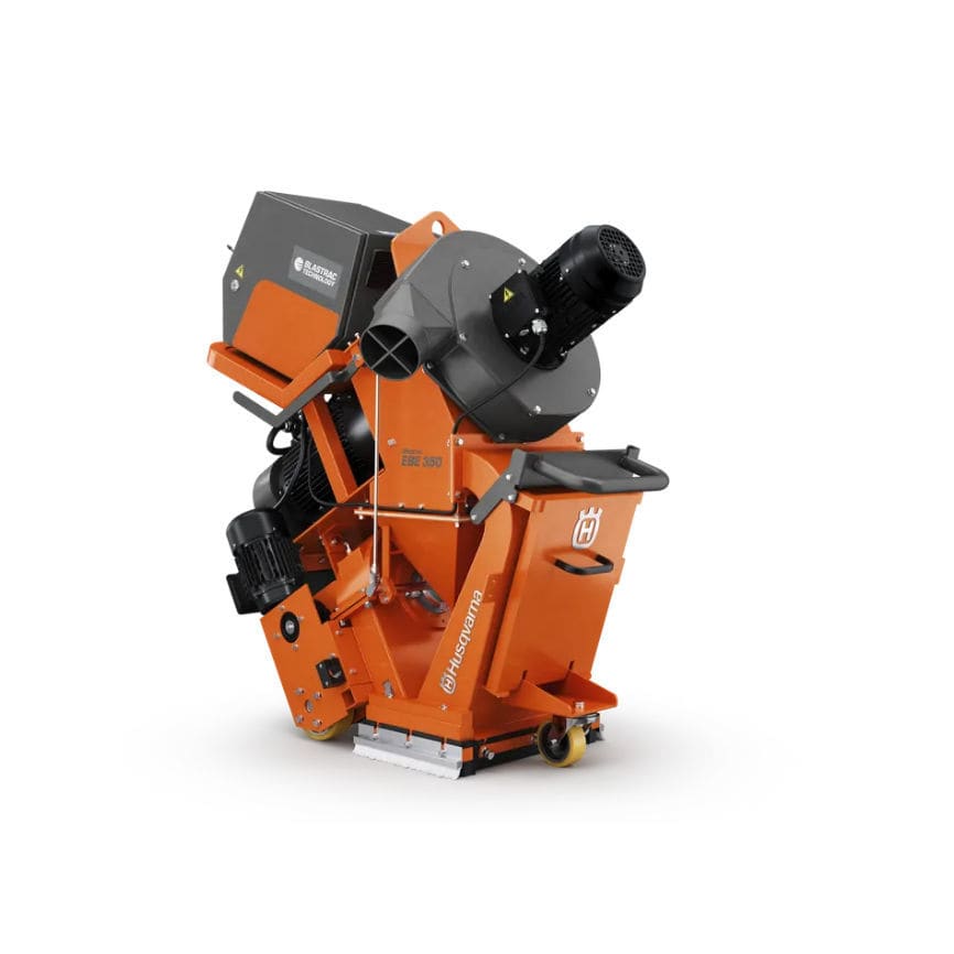 Manual shot blasting machine - EBE 350 - Husqvarna - for concrete