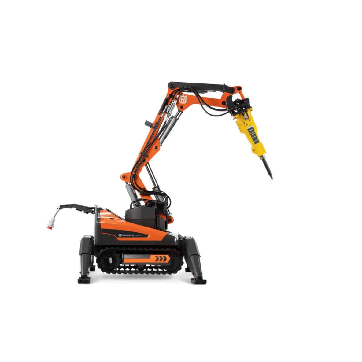 Remote-controlled demolition robot - DXR 145 - Husqvarna - compact