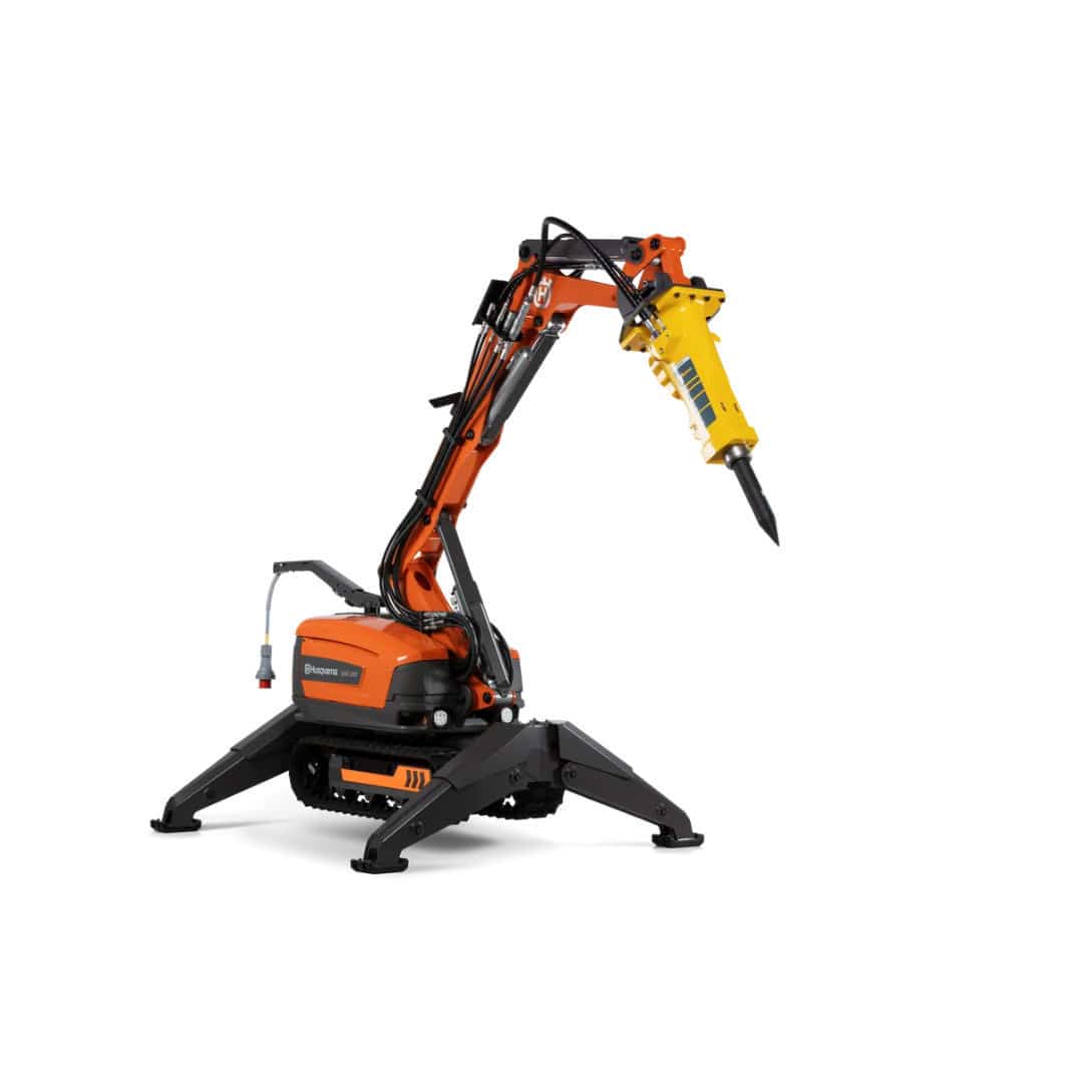 Remote-controlled demolition robot - DXR 305 - Husqvarna - compact