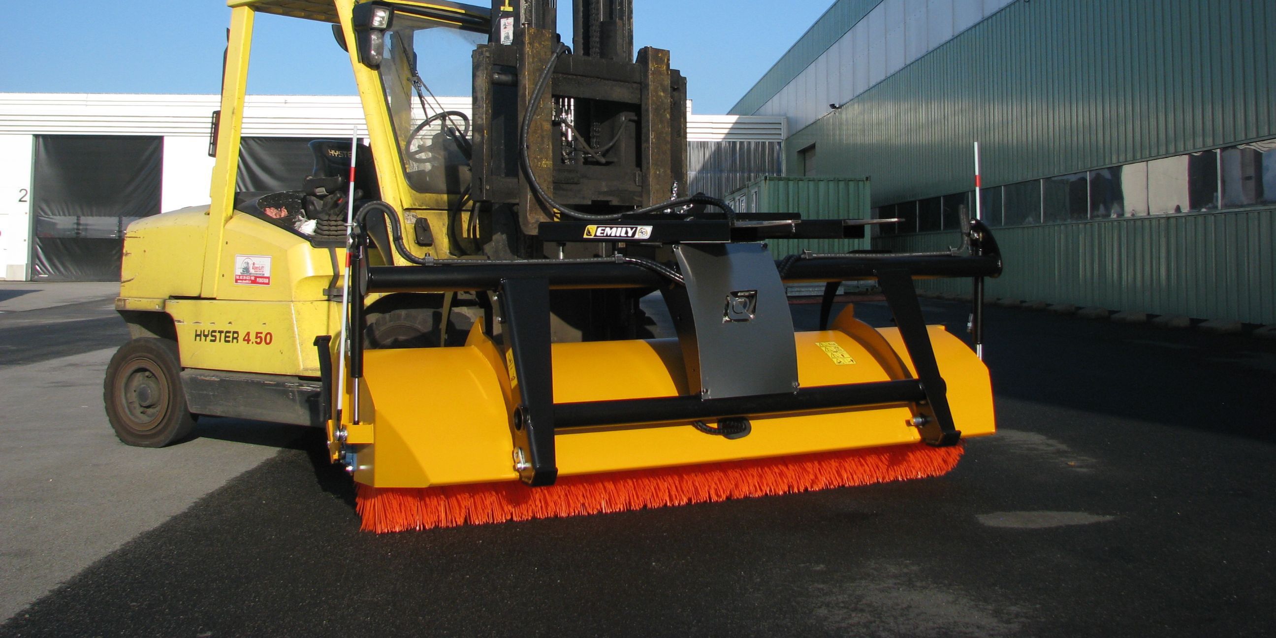 Tractor sweeper - Aero'sweep - EMILY - hydraulic