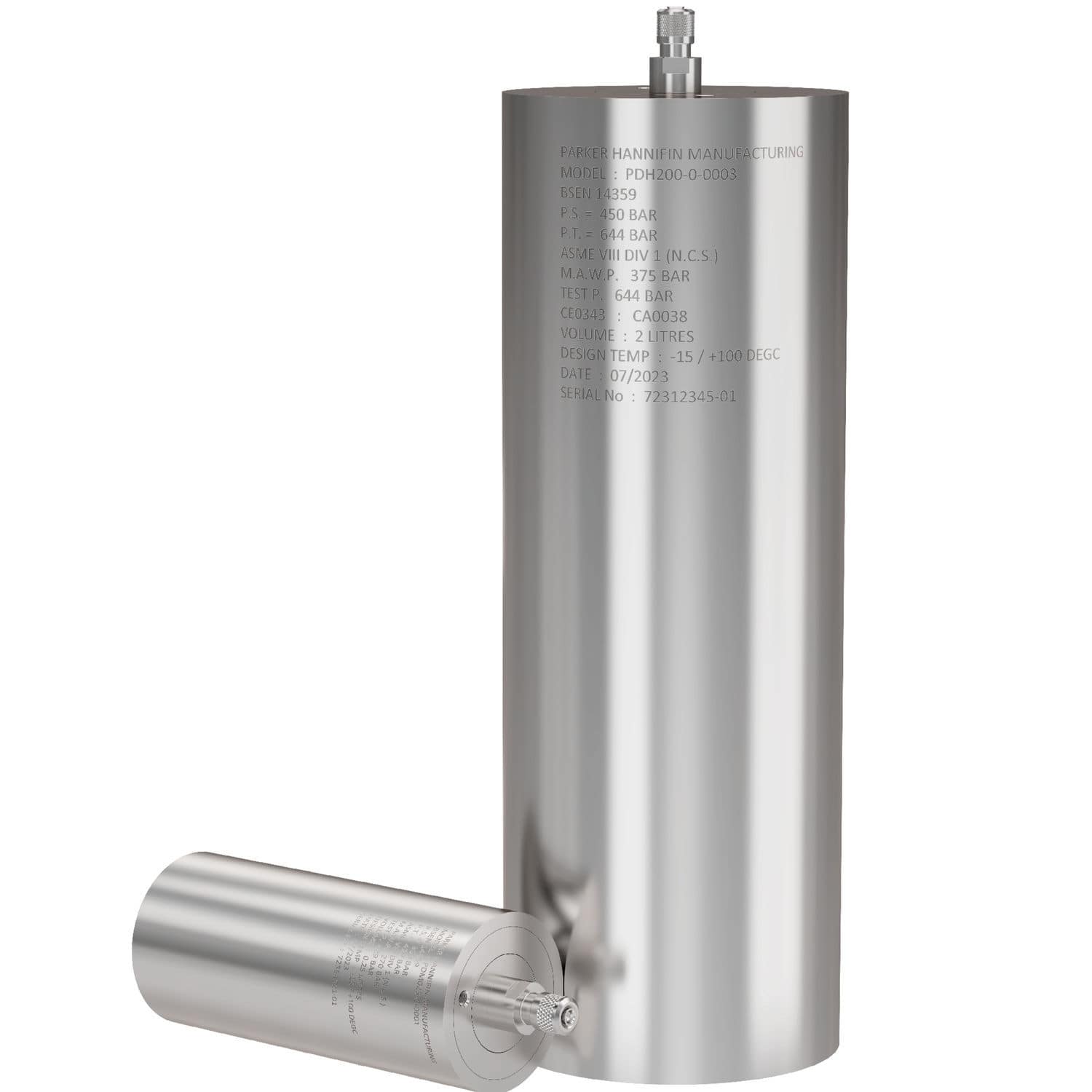 Hydraulic pulsation damper - PDM & PDH Series - Parker ...