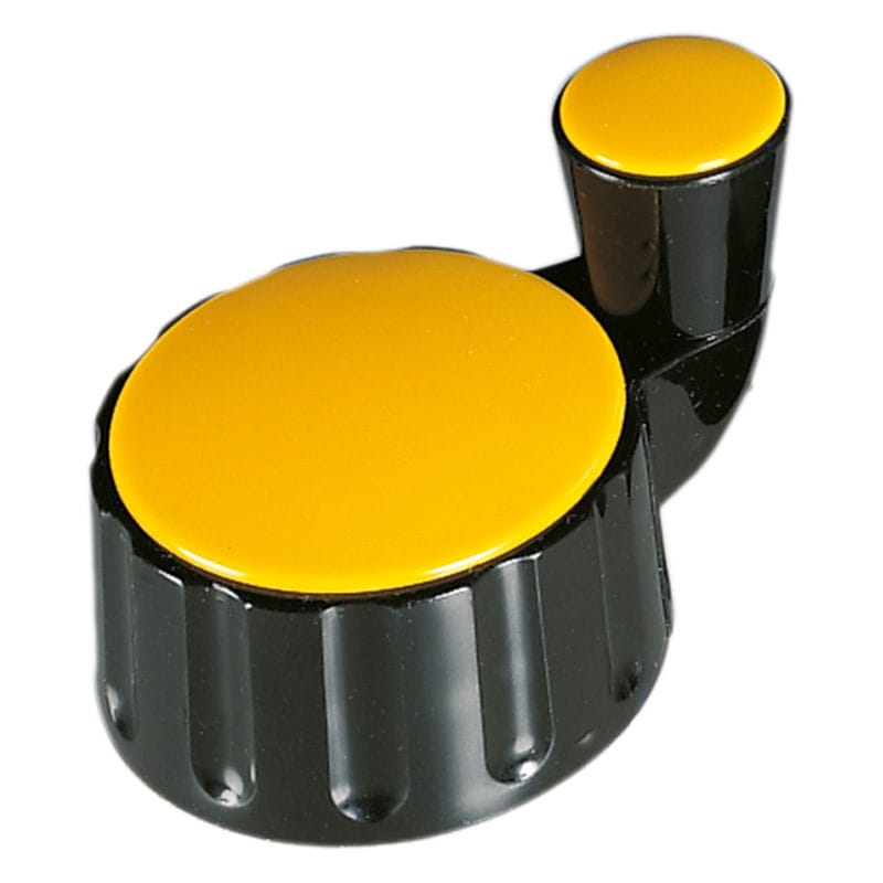 Threaded knob - 020-8420 - Elma Electronic AG - round / plastic / with collet