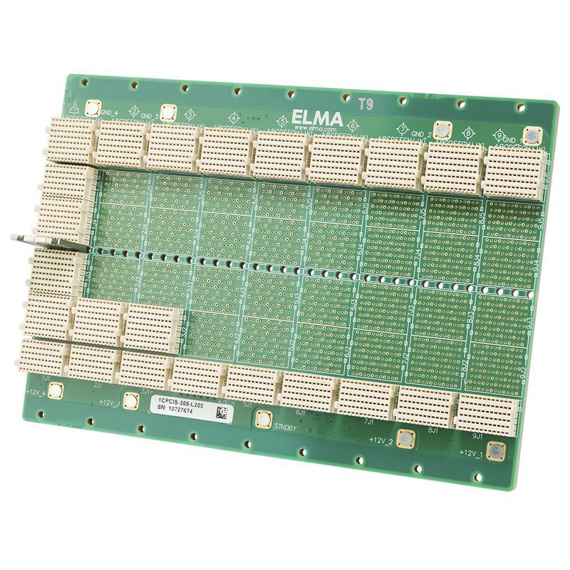 CompactPCI backplane - 1CPCIS-309-L200 - Elma Electronic AG - PICMG / PCI Express / 6-10 slots