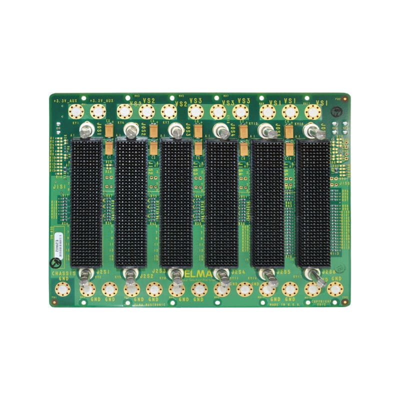 PCIe backplane - 1OVX306AXK-1X11R - Elma Electronic AG - OpenVPX / 6-10 slots