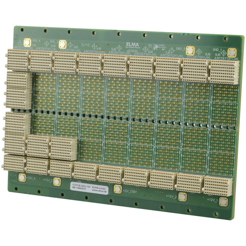 CompactPCI backplane - 1CPCIS-309-L110 - Elma Electronic AG - PICMG ...