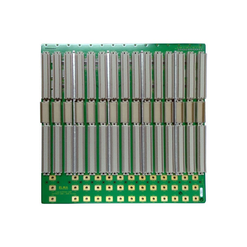 VME64x backplane - 101V64XM15-0621R - Elma Electronic AG - 11-15 slots ...