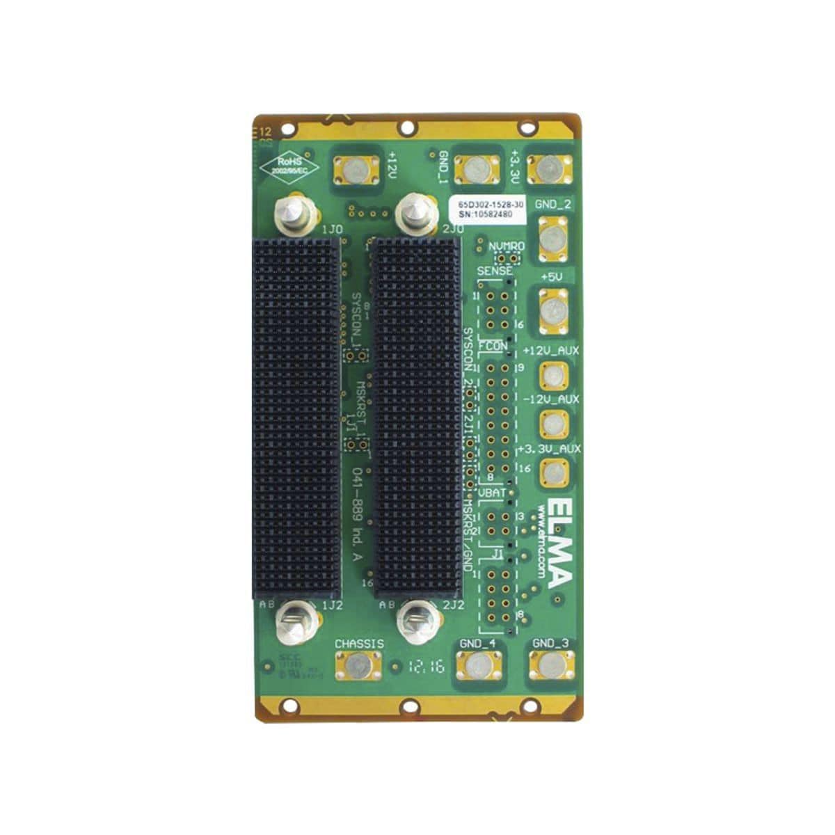 OpenVPX backplane - 1OVX302CZ3-1X11R - Elma Electronic AG - 1-5 slots