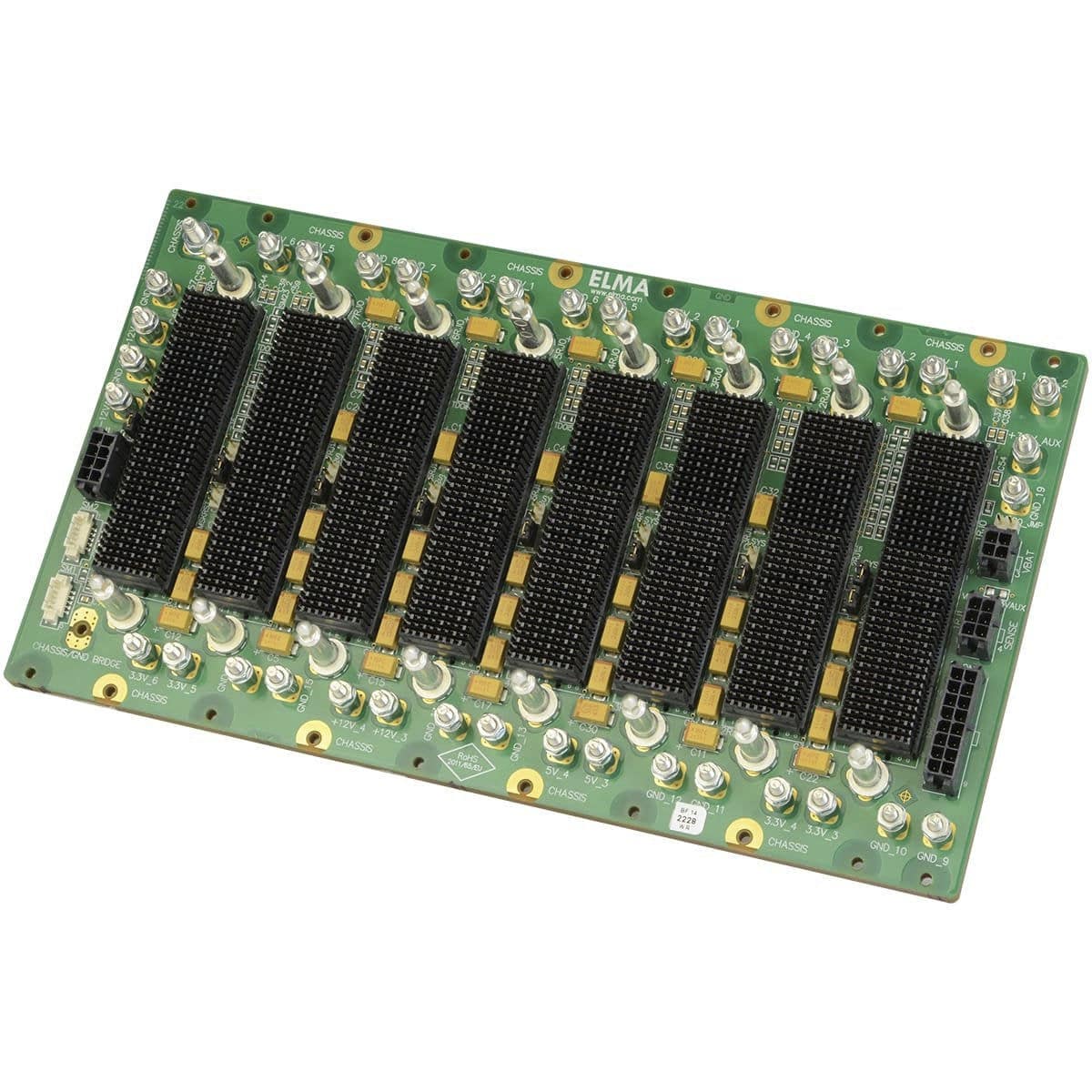 OpenVPX backplane - 65c308-15215-40 - Elma Electronic AG - 6-10 slots