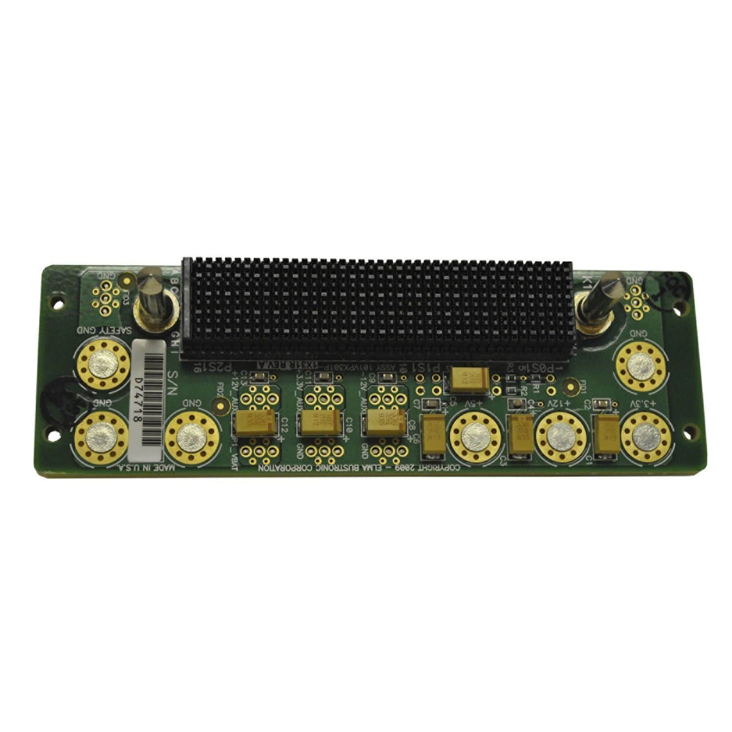 OpenVPX backplane - 101VPX301P-9X13 - Elma Electronic AG - 1-5 slots