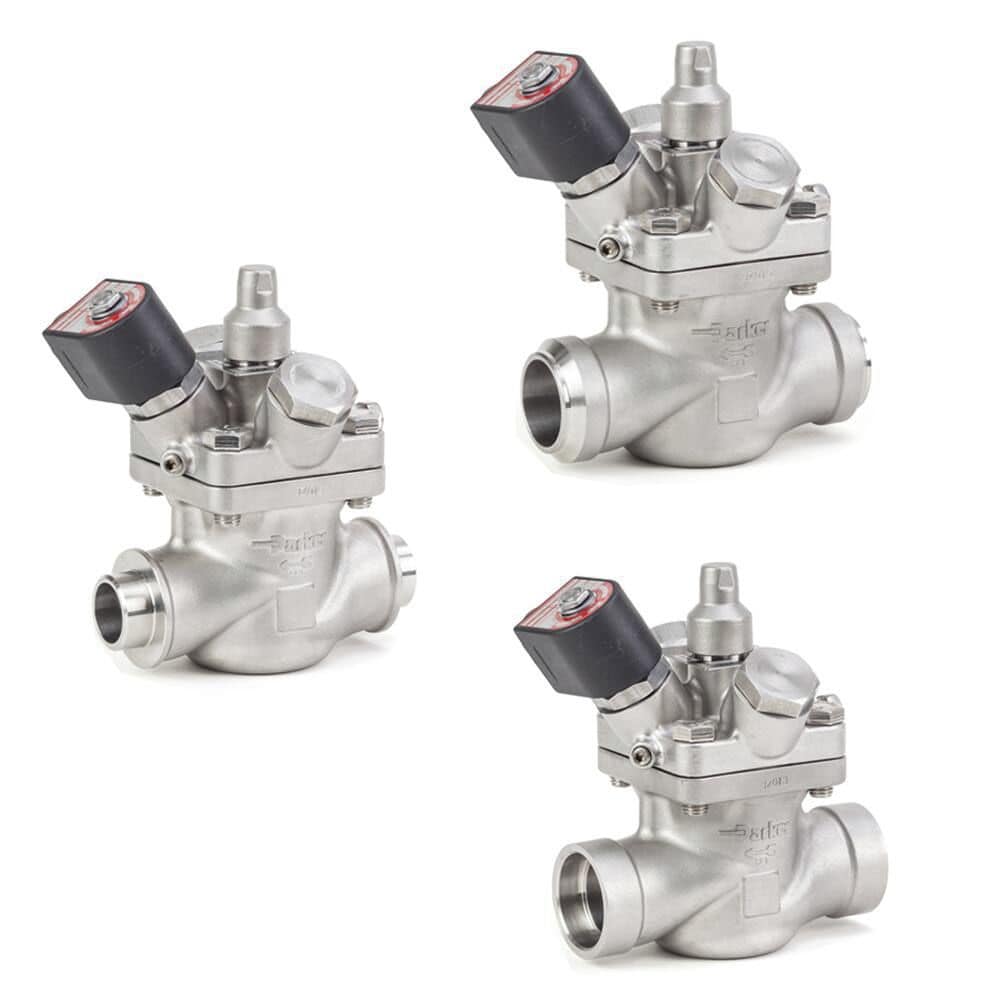 Direct-operated solenoid valve - PS4C series - Parker Refrigerating ...