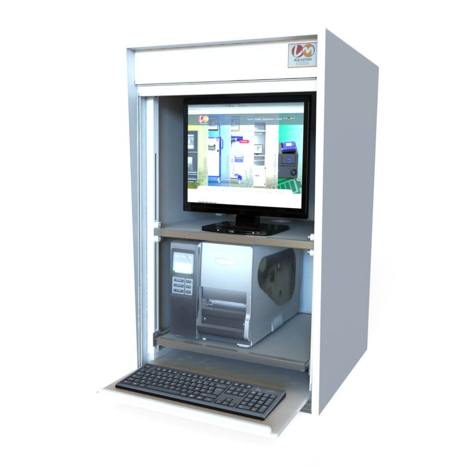 Control data cabinet - AGRO PM - LM REALISATIONS - with post / wall ...