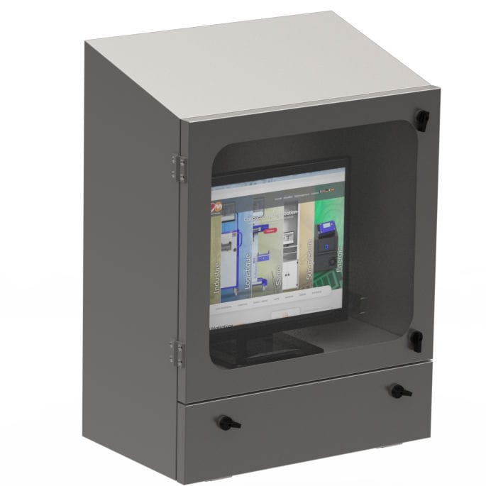 Protective cabinet - AGRO INOX EC LC - LM REALISATIONS - with legs ...